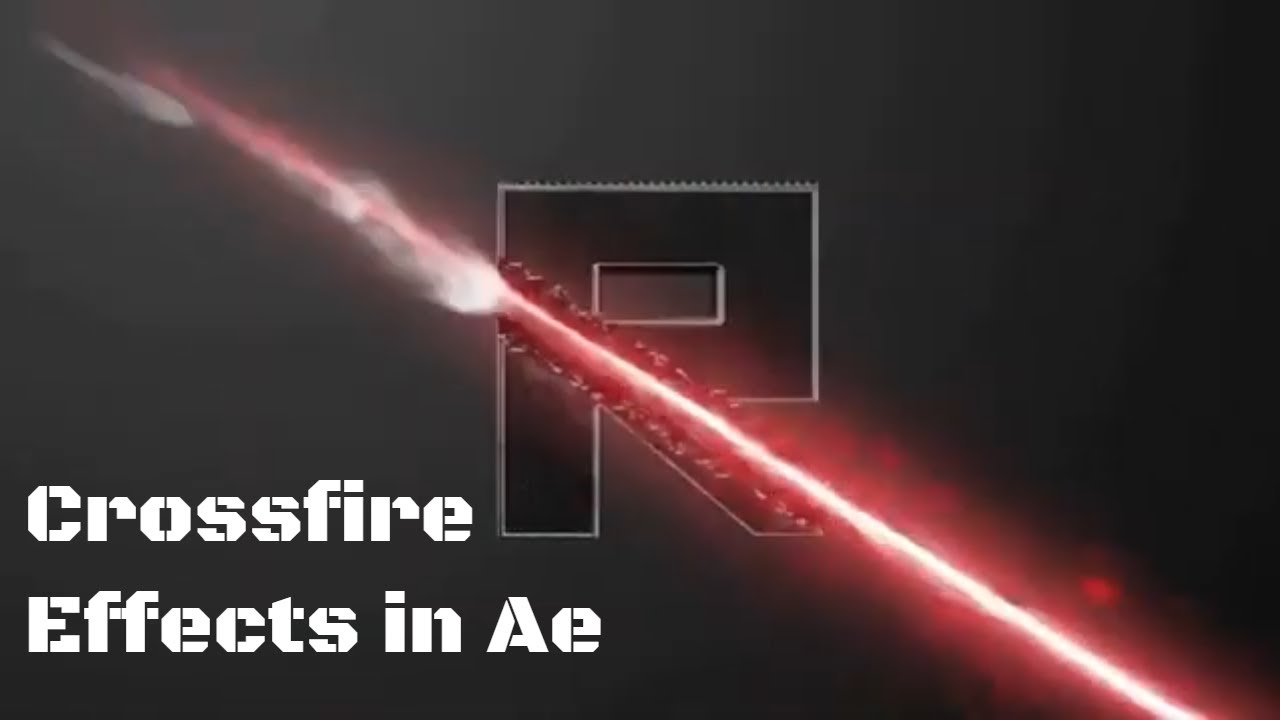 crossfire effect in after effects - YouTube