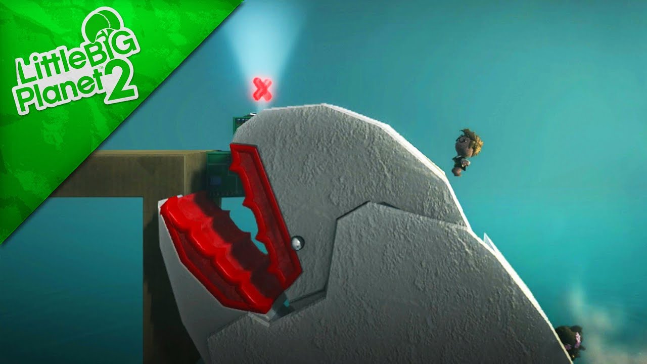 LittleBigPlanet 2 - angry whale attack!!!! 1-4 players - YouTube