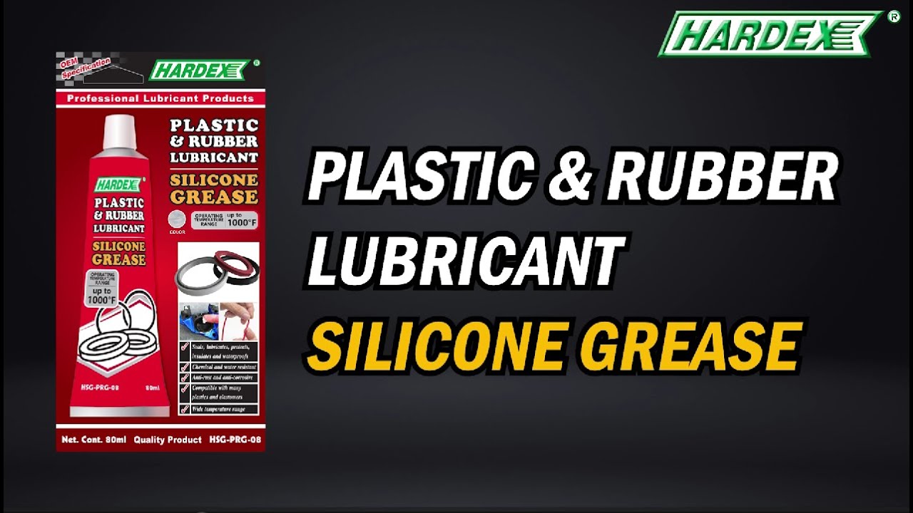 HARDEX Plastic & Rubber Silicone Grease - YouTube
