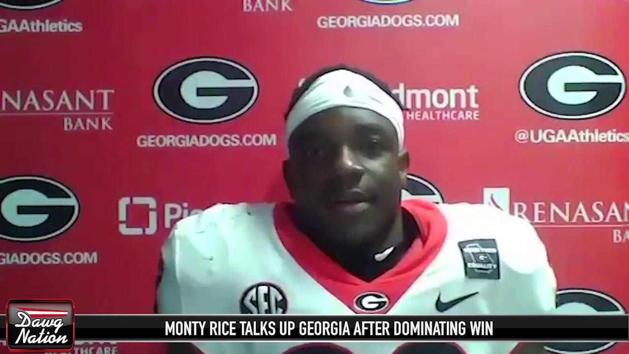 Monty Rice praises defensive effort against Missouri - YouTube
