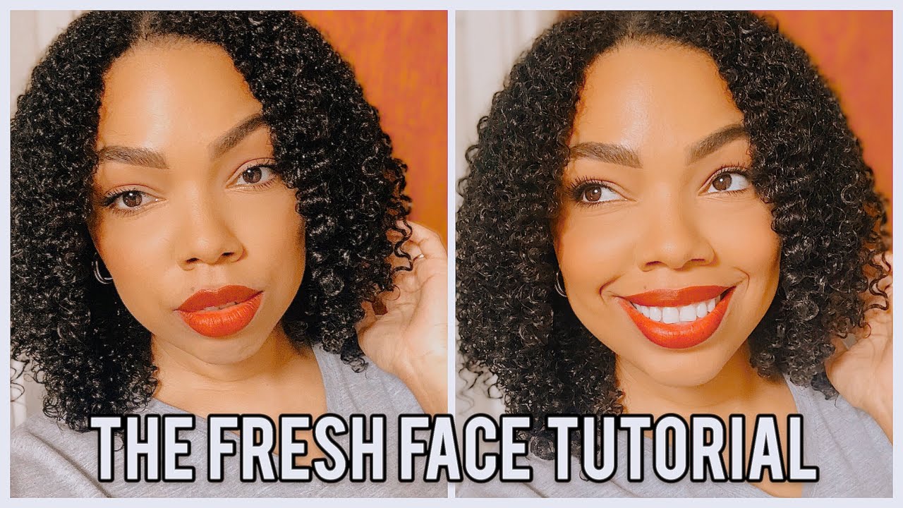 FRESH FACE MAKEUP TUTORIAL WHILE BEING AT HOME | Karina Waldron - YouTube