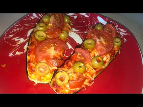 Posno jelo sa patlidžanom (patlidzan pizza)