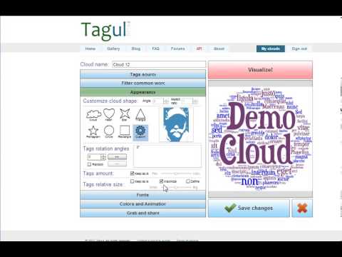 Tagul-Interactive Wordcloud - YouTube