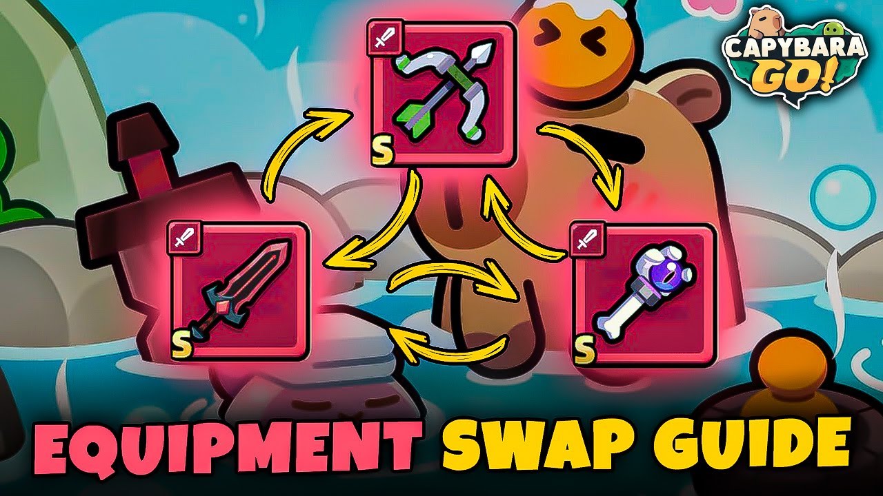 WEAPON AND EQUIPMENT SWAP GUIDE // CAPYBARA GO! - YouTube