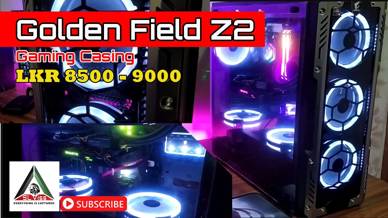Golden Field Z2 Gaming Casing | Gaming Casing Review in Sinhala - YouTube