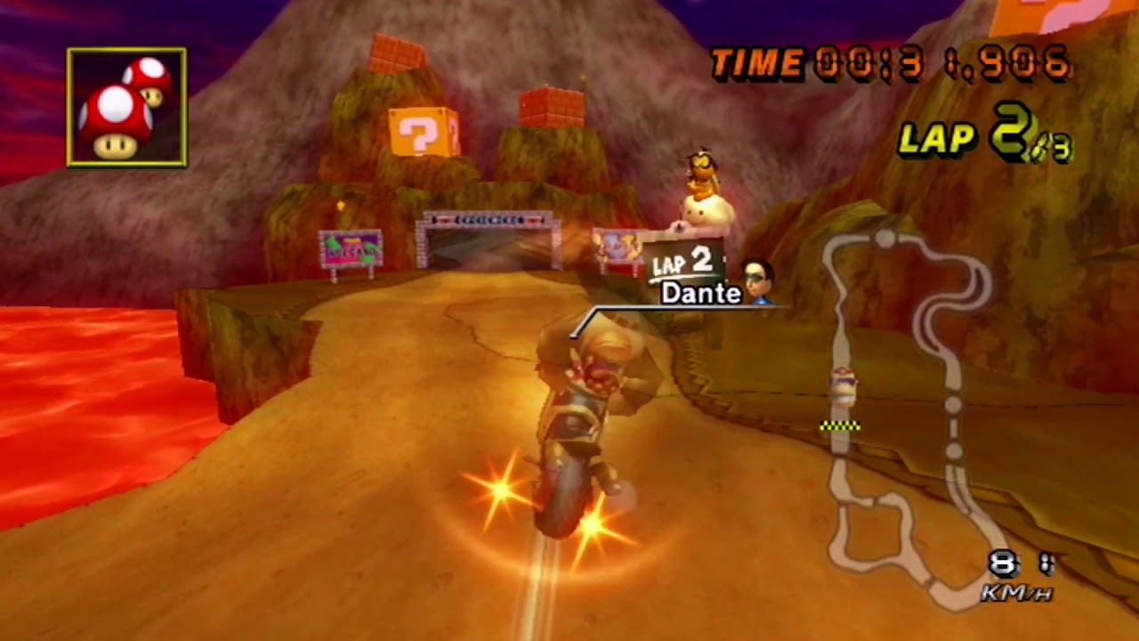 [MKWii Former PR] Grumble Volcano (Rock-SC) - 01:37.108 - YouTube