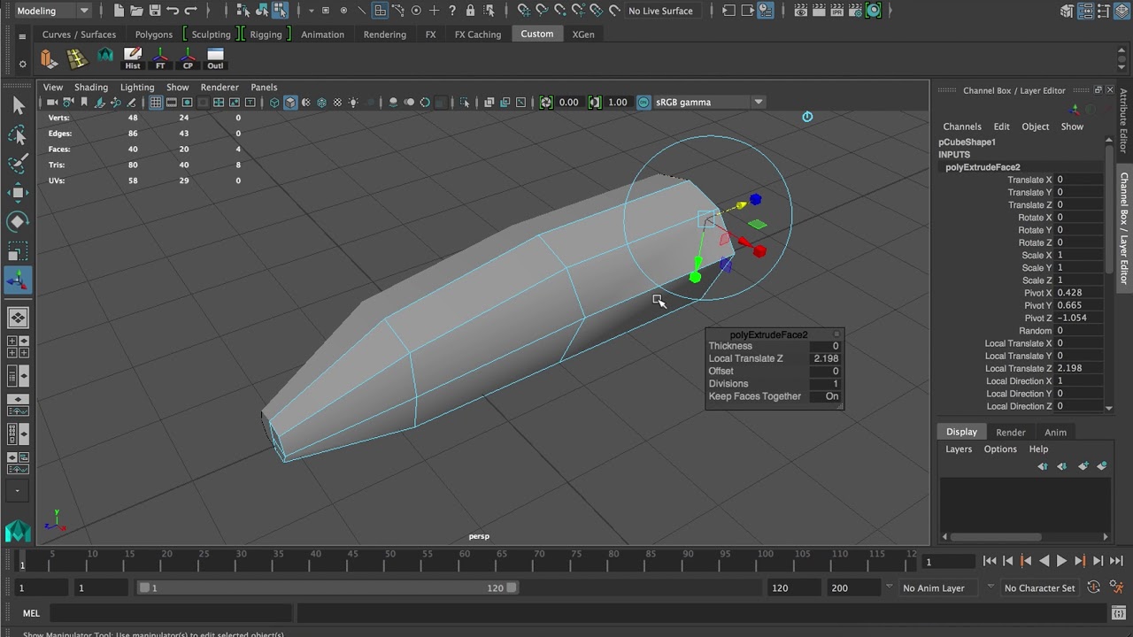 polygonal spaceship - YouTube