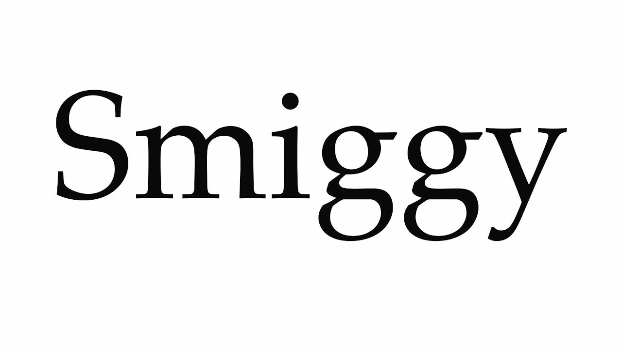 How to Pronounce Smiggy - YouTube