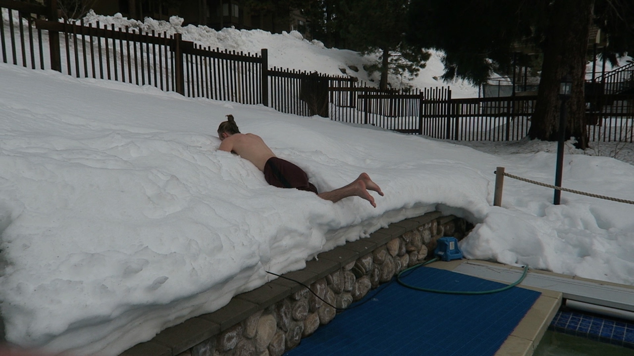 biggest snow belly flop ever! - YouTube