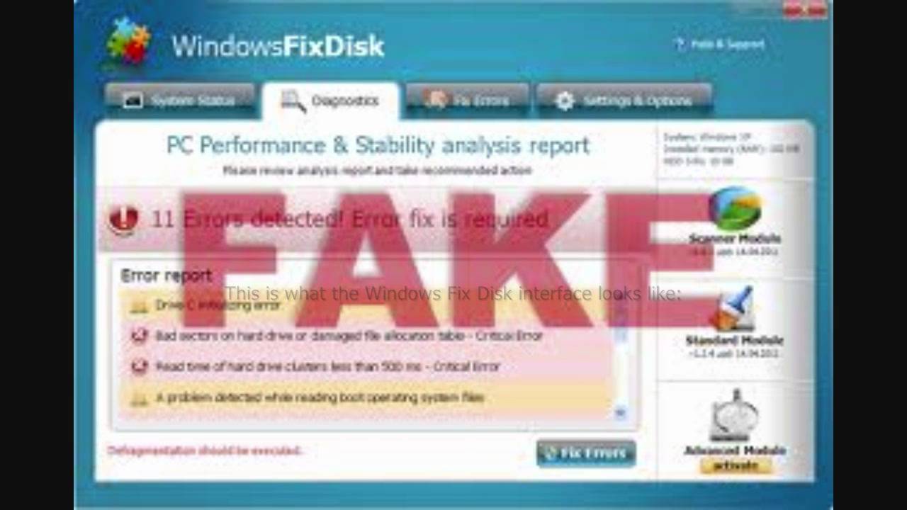 Remove Windows Fix Disk in 4 Easy Steps - YouTube