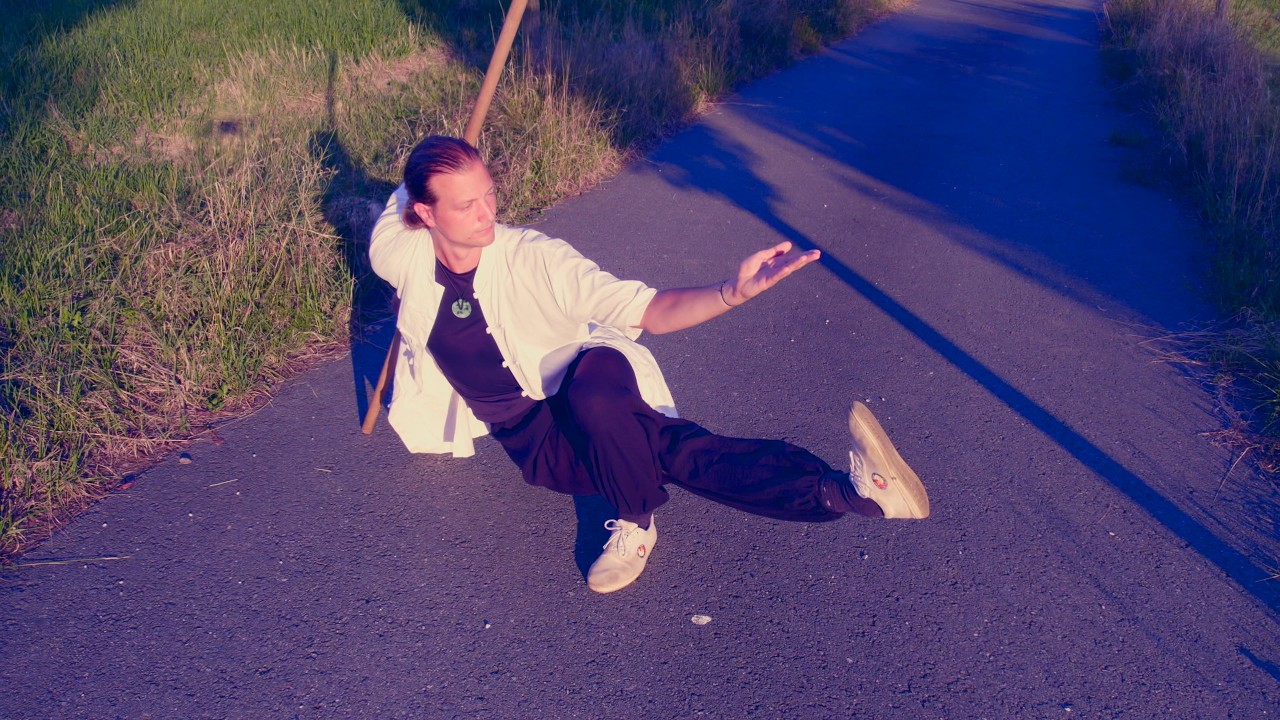 Wudang Eight Immortal Staff Form - Full Demonstration (Not only half ...