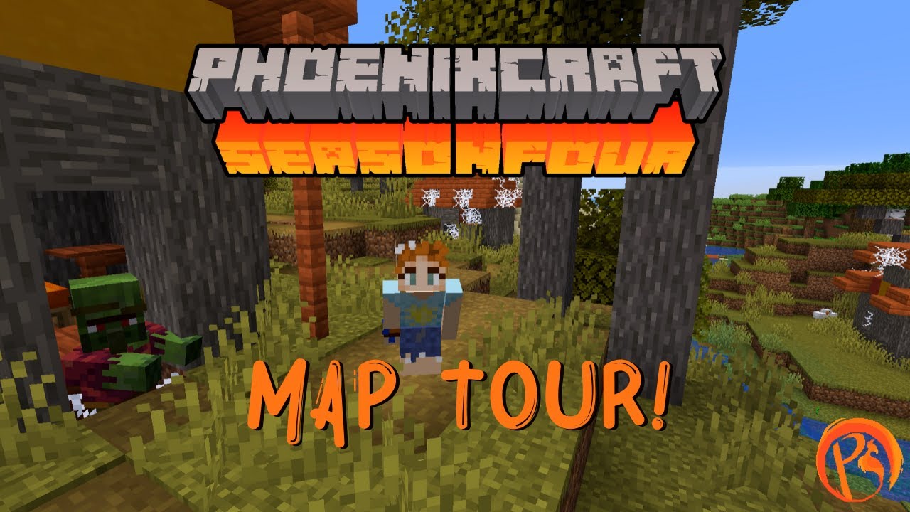 Phoenixcraft Season 4 Map Tour! - YouTube