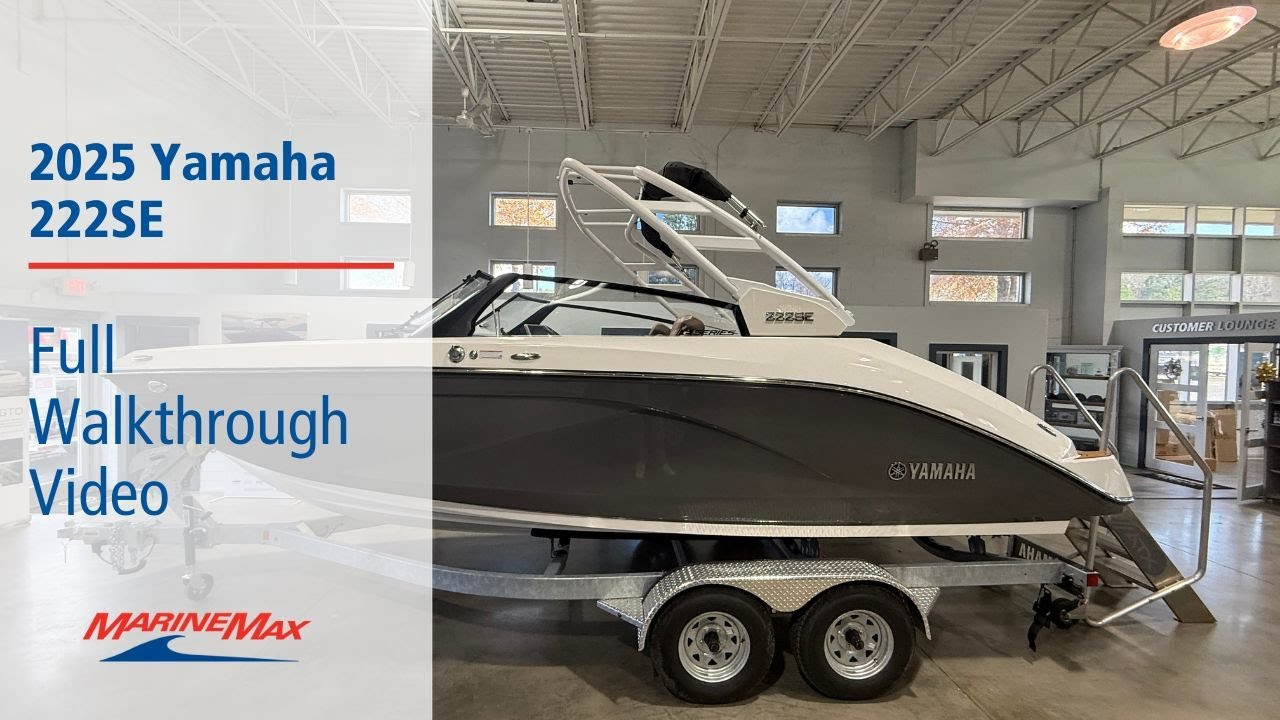 2025 Yamaha 222SE | Available Now at MarineMax Lake Norman - YouTube