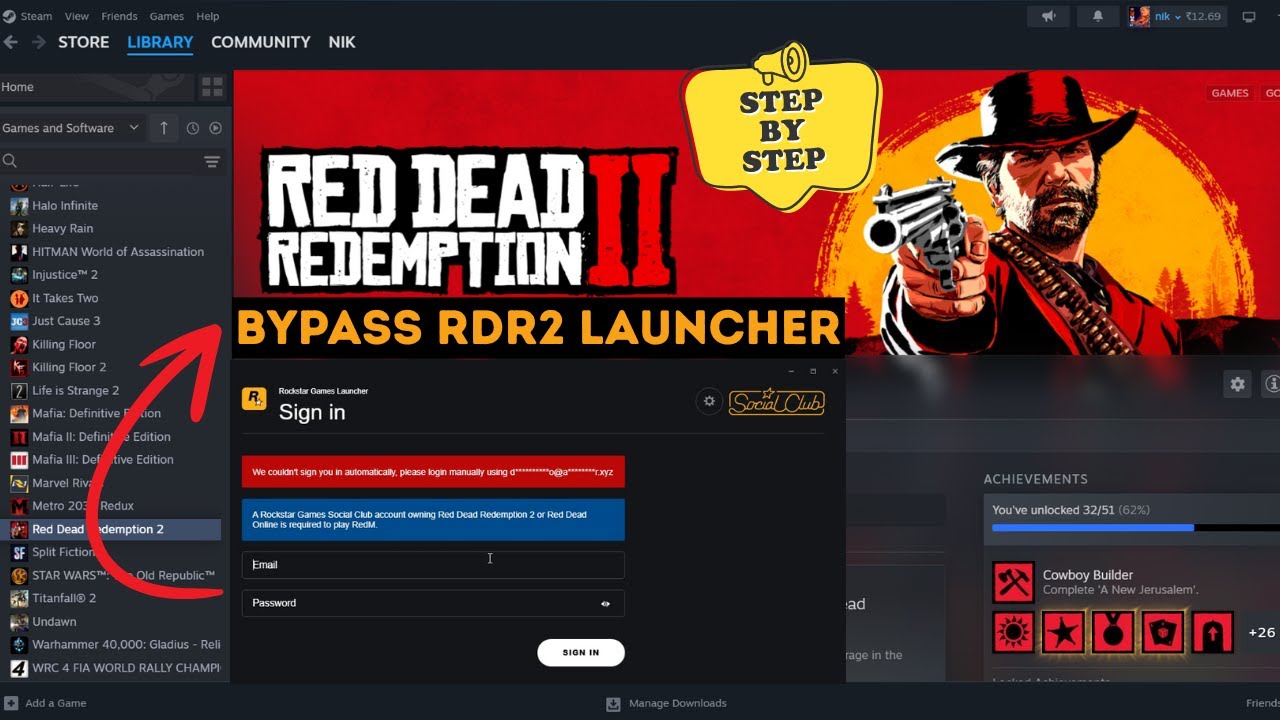 How to Play RDR2 in Offline Mode (Rockstar Launcher Fix 2025) - YouTube