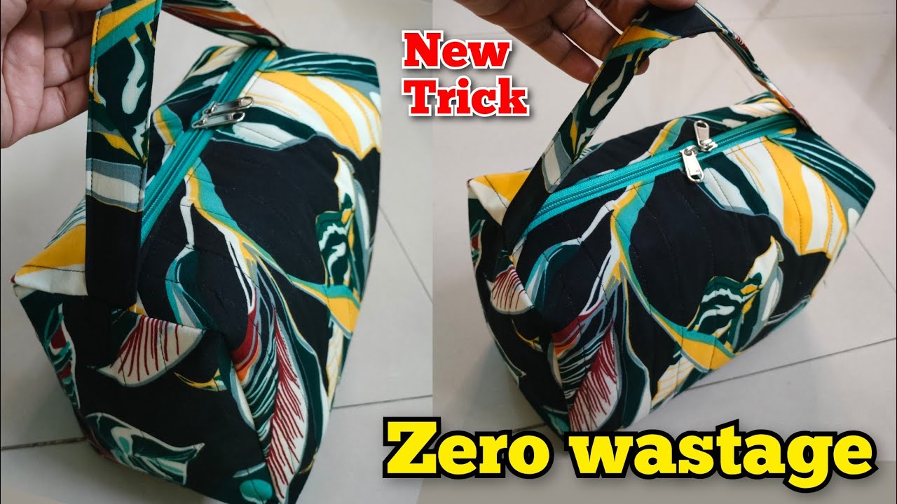 Just one cut and storage box is ready | Makeup Box/ cosmetic bag at ...