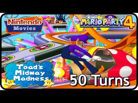 Mario Party 4 - Toad's Midway Madness (4 Players, 50 Turns, 2vs2 Team Battle)