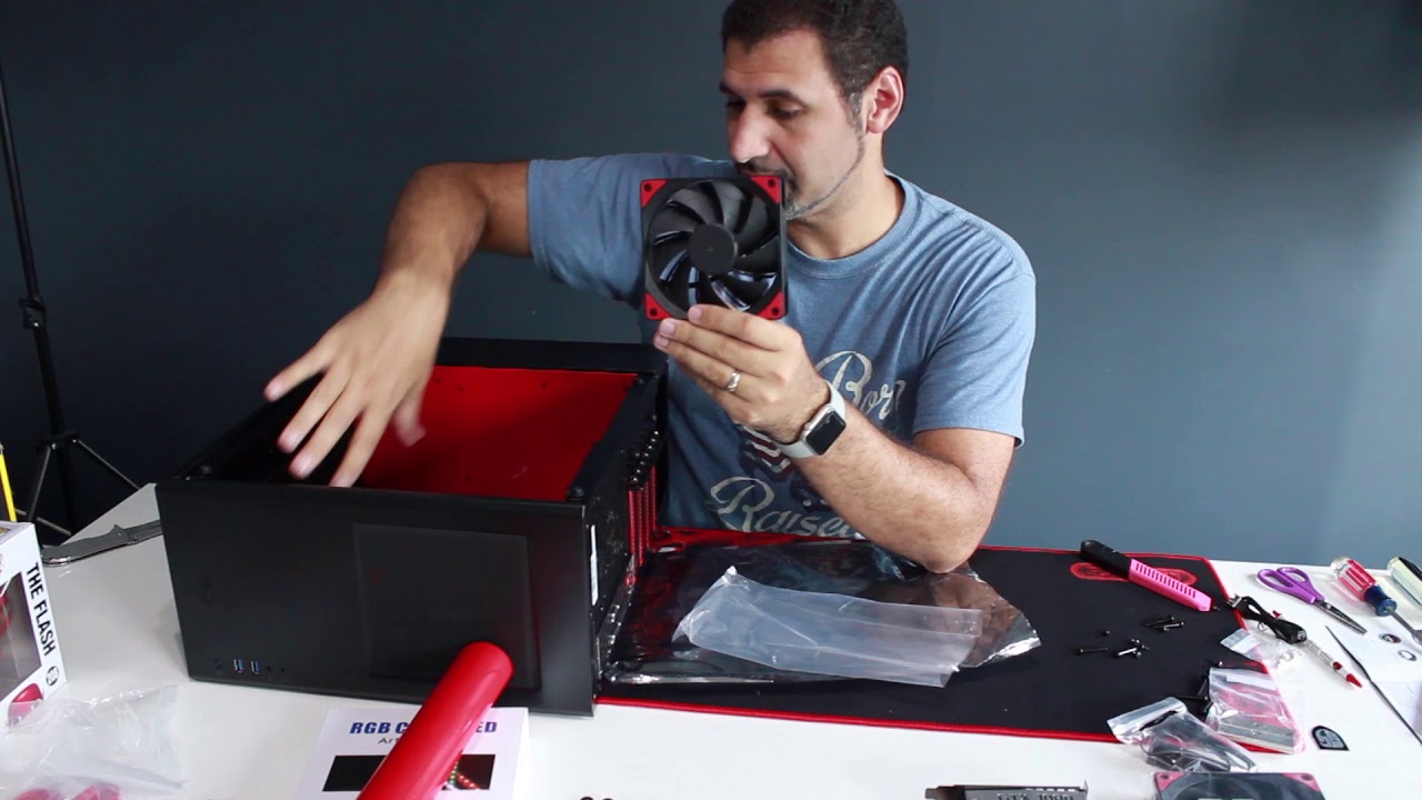 i5 4690k 4.0Ghz, GTX 1080 Red Devil PC Build part 1, the build and ...