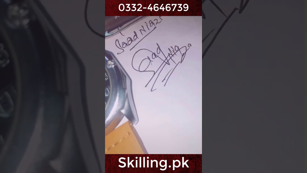 Signatures for Saad - YouTube
