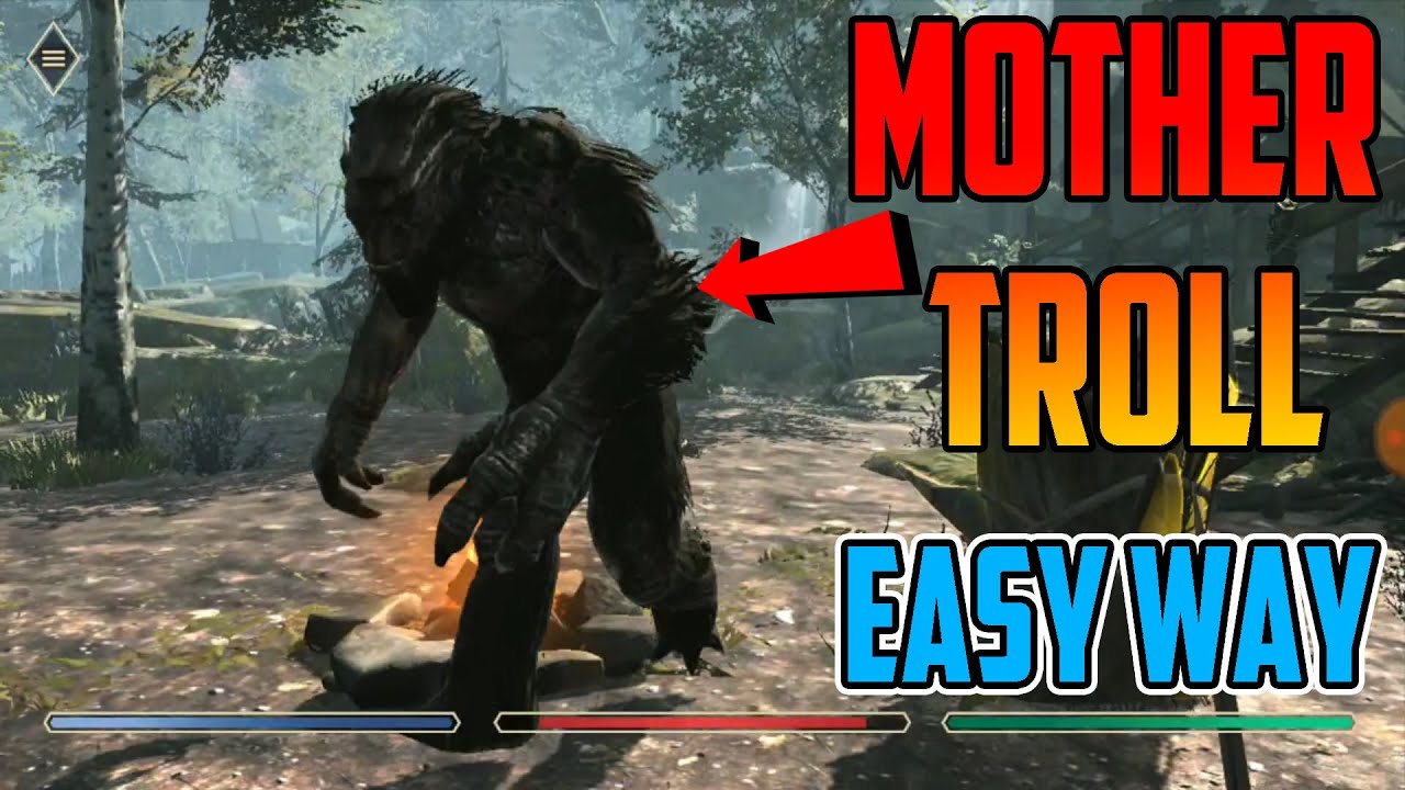 How to defeat THE MOTHER TROLL - Elder Scrolls Blade - YouTube