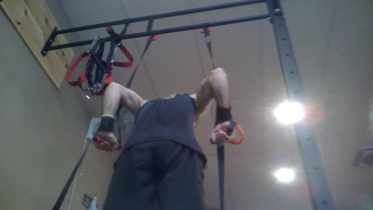Using rings for dips and upside down pull ups - YouTube