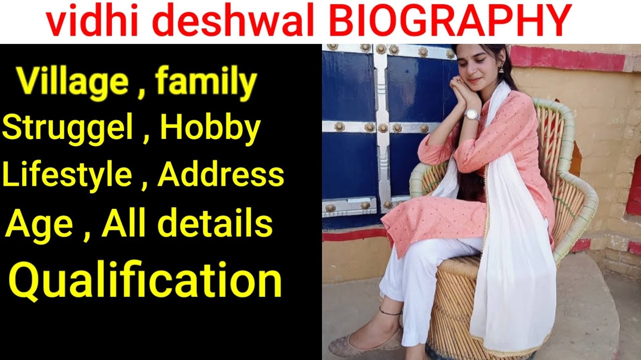 Vidhi deshwal LIFESTORY , Lifestyle , education , Family , Struggel ...
