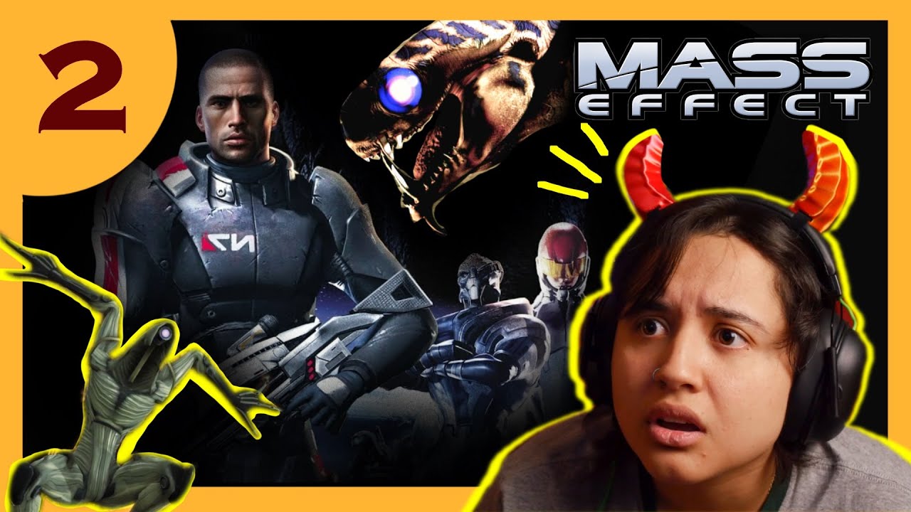 NOBODY SAID THIS WAS A HORROR GAME!! | Mass Effect playthrough part 2 ...