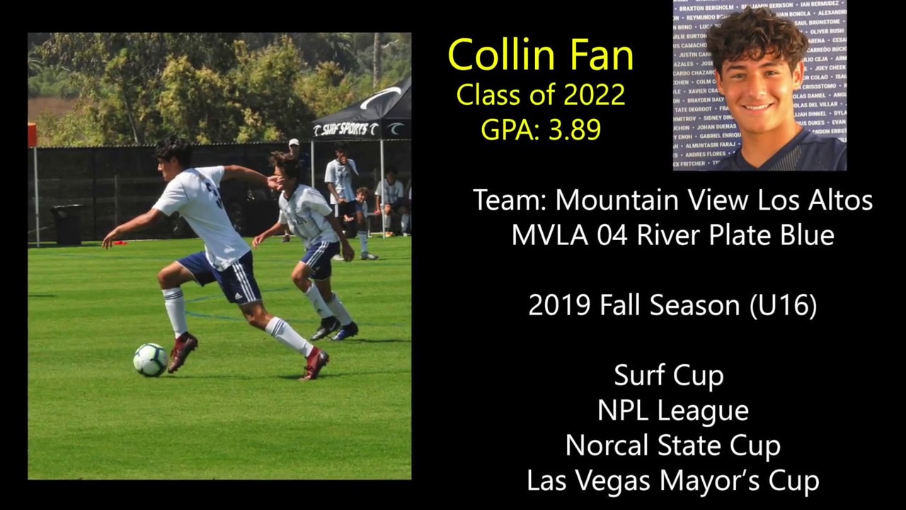 Collin Fan Soccer Highlights Fall 2019 - Class of 2022 - YouTube