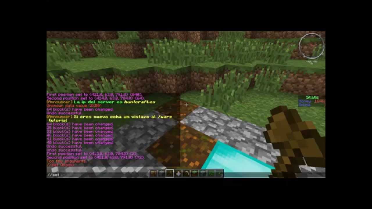 Tutorial||Cómo usar el plugin World Edit||Parte #2||Editar, expandir, decorar y guardar terreno ...