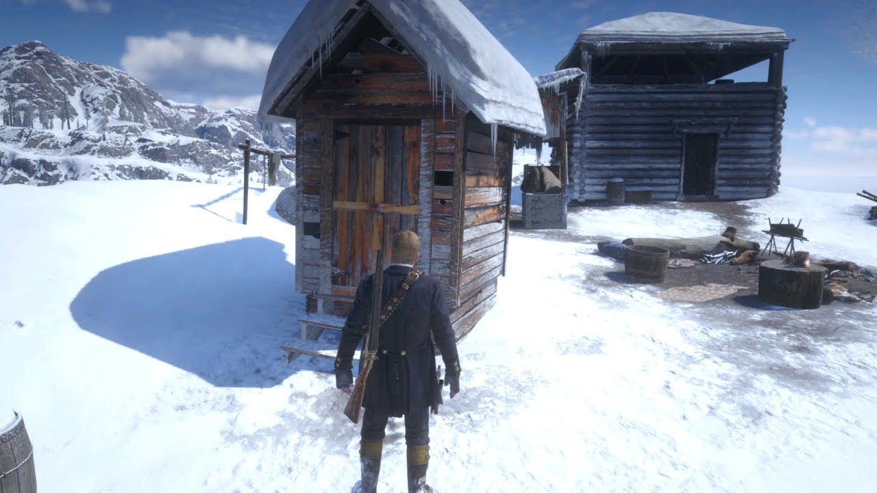 RDR2 - Gruesome Secret inside Outhouse at the Mount Hagen ( Micah's ...