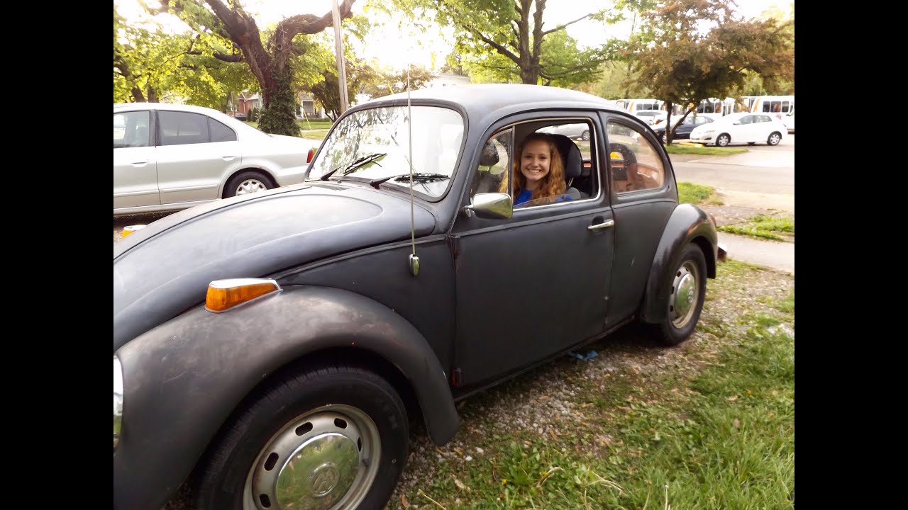 Our Daughter Gets Her First Car 1974 Vw Beetle Youtube