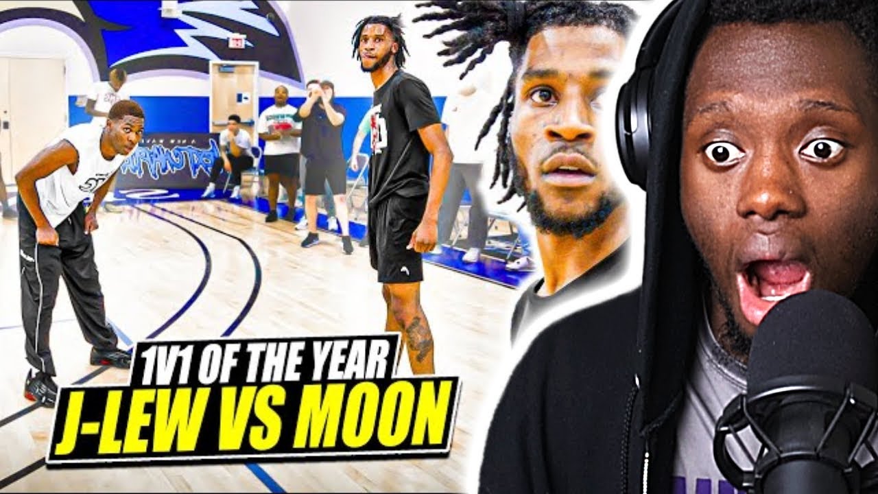 MOON VS J-LEW 1VS1 Basketball Game was CRAZY SHAYJ Reacts MUST WATCH ...
