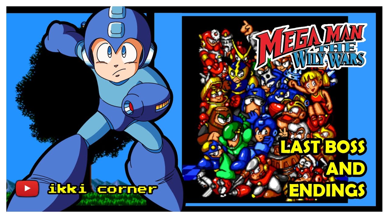 Mega Man : The Wily Wars - Every Final Boss and Ending - YouTube