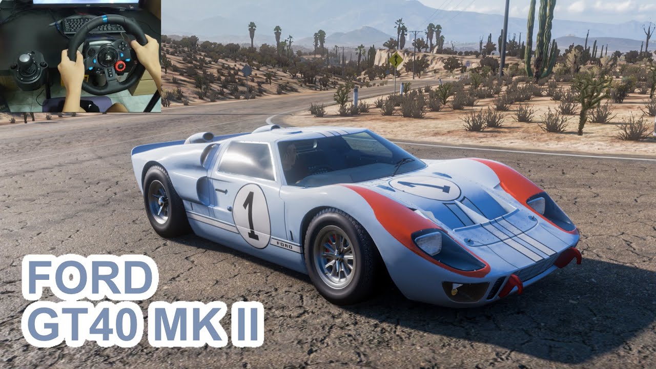 Ford GT40 MK II | Forza Horizon 5 gameplay | steering wheel Logitech ...