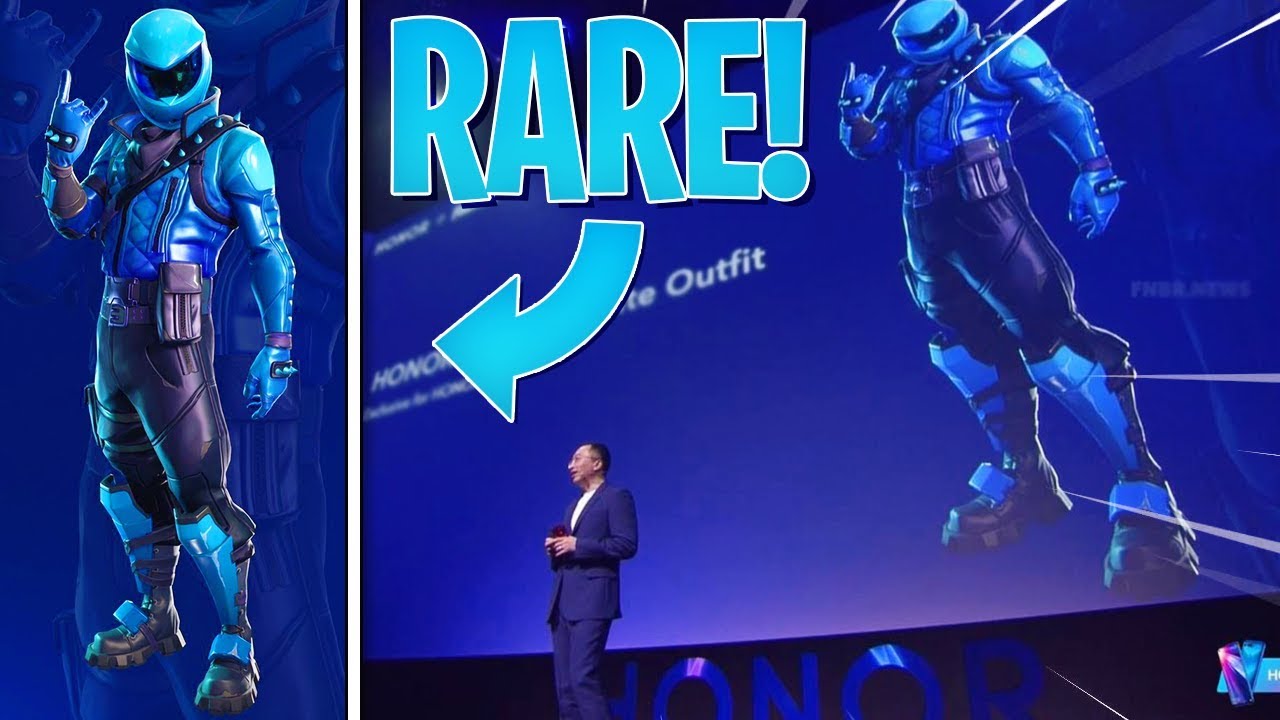 New RAREST SKIN in Fortnite Battle Royale! (Fortnite HONOR GUARD Outfit ...