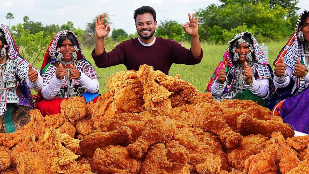How to Make FRIED CHICKEN | Easy Fried Chicken With Tribes | Crispy ...