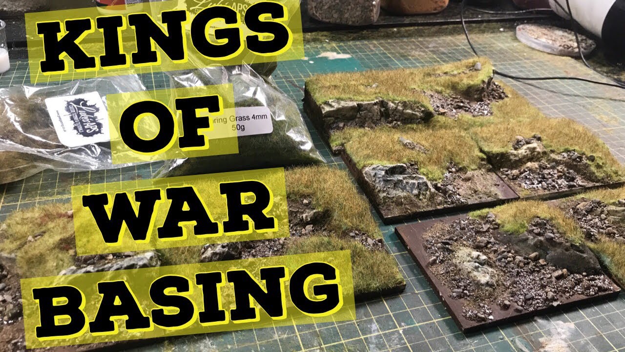 Realistic Diorama Basing For Warhammer And Kings Of War - YouTube