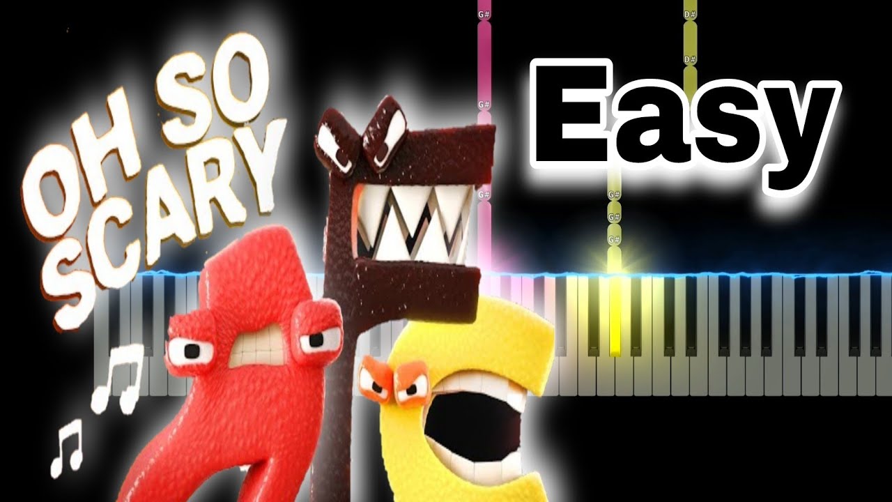 Alfabet Lore - Oh So Scary Song (Easy Piano Tutorial) - YouTube