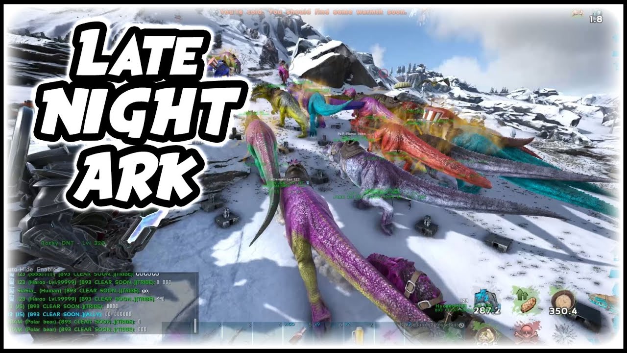 The One Night I Decide To Login - Ark Official PvP - YouTube