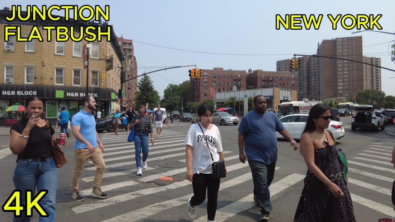 WALKING TOUR OF JUNCTION FLATBUSH /NEWKIRK BROOKLN NYC (08 16, 24 ...