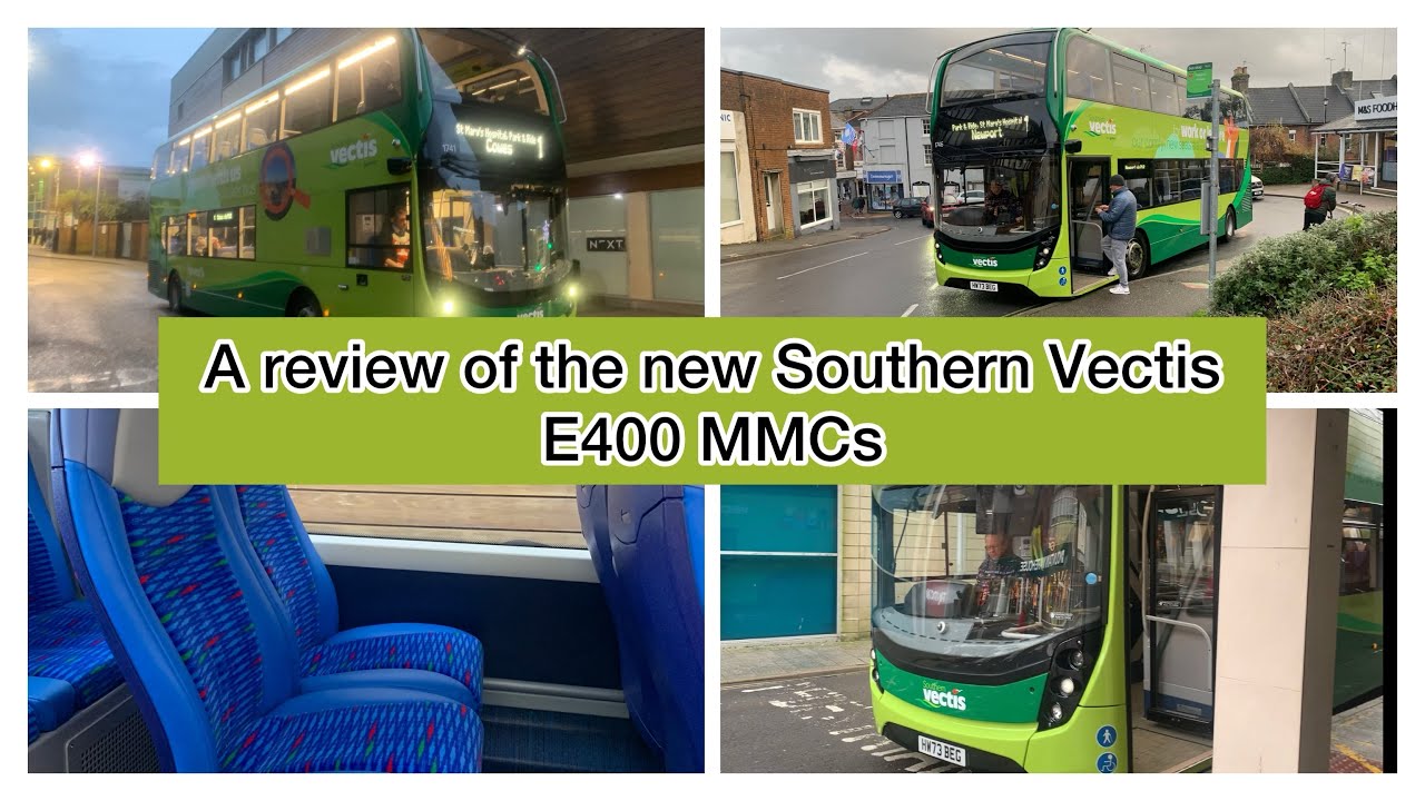 New buses for the island! | A review of Southern Vectis’ new e400 MMCs ...