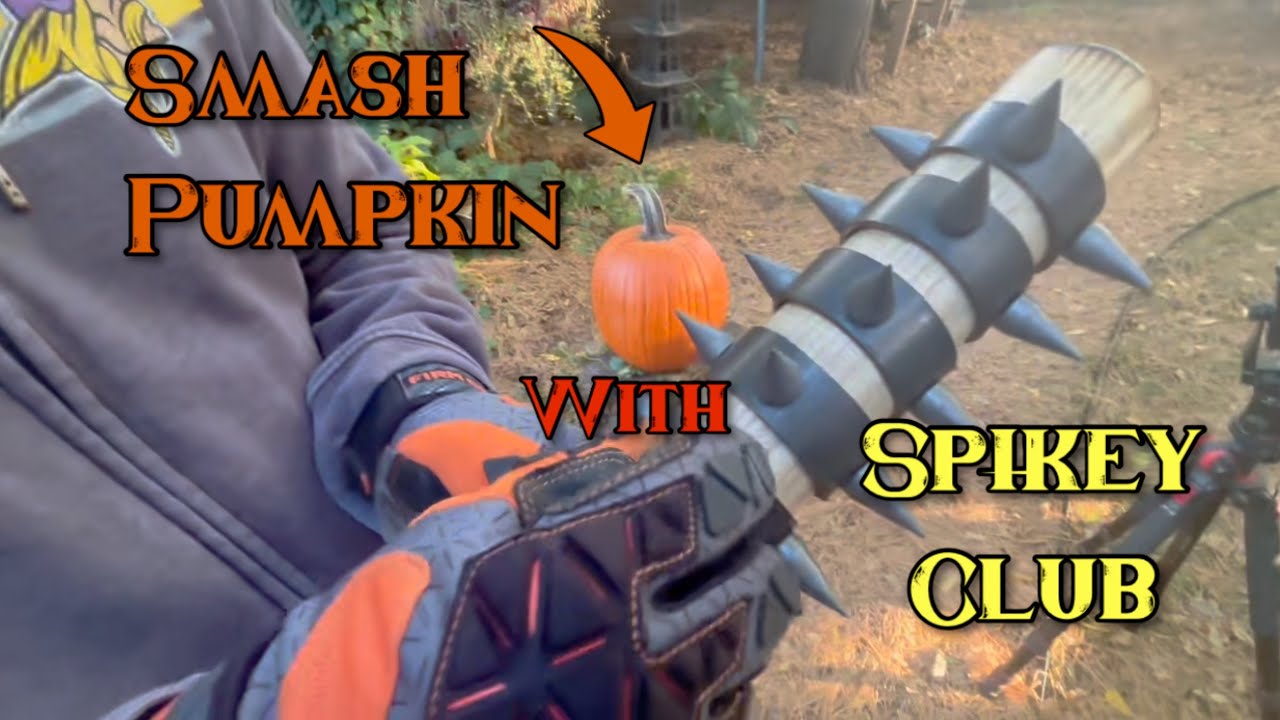 How to Make a Trench Club with 3d Printed Spikes and use it to Smash ...