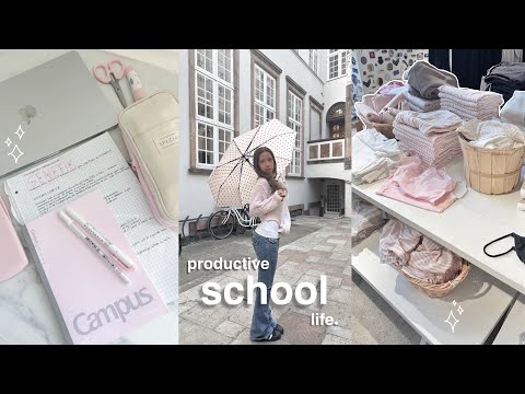 school days in my life: come w me to school, studying, ballet (ep.2)