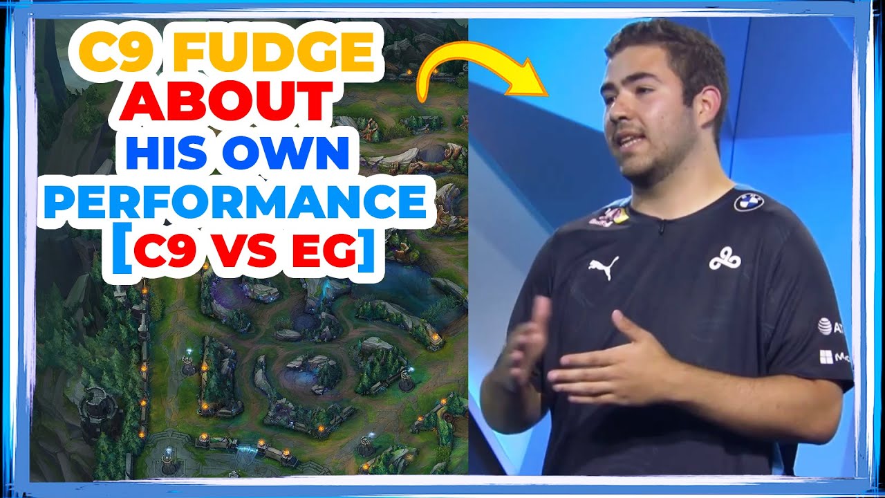 C9 Fudge About His Performance in C9 vs EG 🤔 - YouTube
