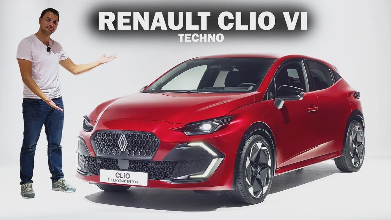 The All-New Renault Clio 6: Techno Edition Sneak Peek - YouTube