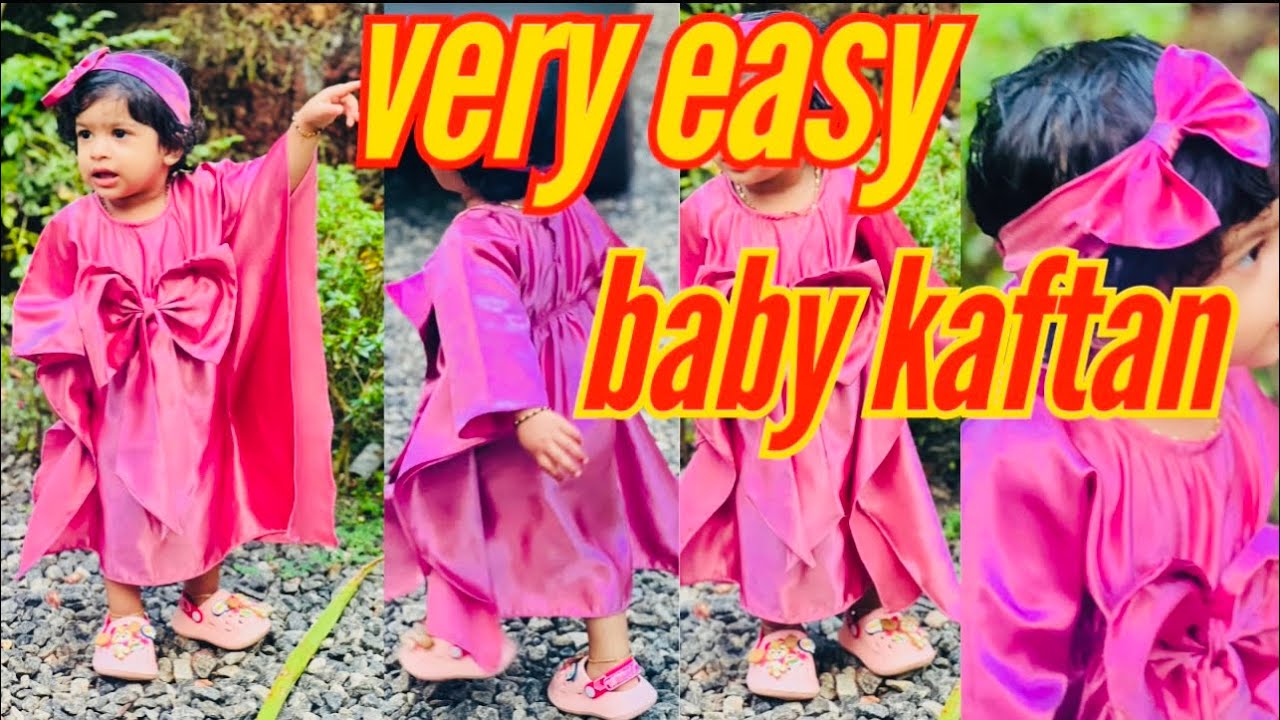 Very easy and beautiful baby kaftan cutting and stitching |kaftan dress ...