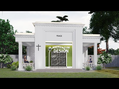 Private Modern Mausoleum Design - With Plan EP51 - YouTube
