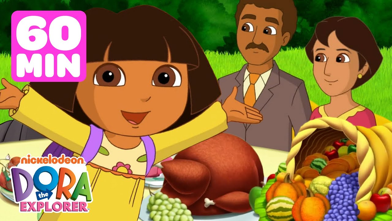 Dora the Explorer Thanksgiving Marathon! #2 🦃 1 Hour Compilation | Dora ...