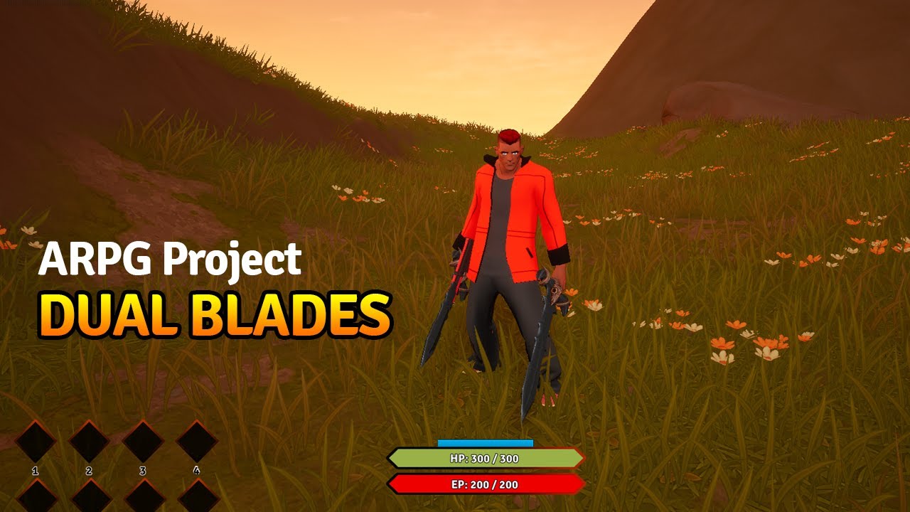 UE4 Action rpg: Dual Wield Combat Testing - YouTube