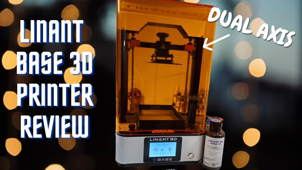 LINANT Base 3D RESIN Printer Review/ DUAL AXIS!! - YouTube