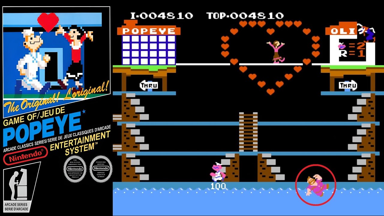 Popeye (Nes) Longplay - YouTube